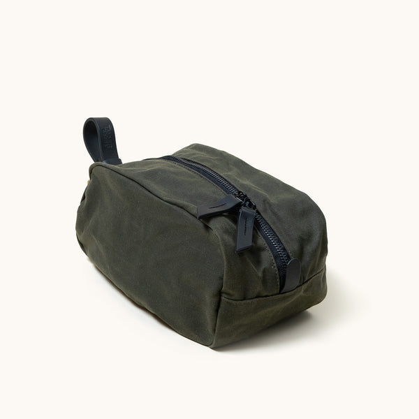 Drifter Dopp Kit - Juniper Green (Waxed Canvas) – Tanner Goods
