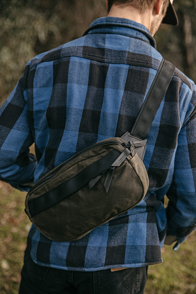Canyon Crossbody Pack - Juniper Green | Tanner Goods